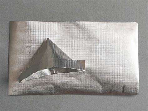 Gum Wrapper Origami Hat Step By Step Instruction Origami Ok