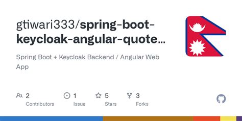 GitHub Gtiwari333 Spring Boot Keycloak Angular Quote App Spring Boot Keycloak Backend