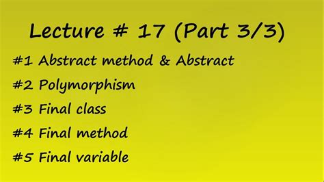 Inheritance Part 33 Youtube