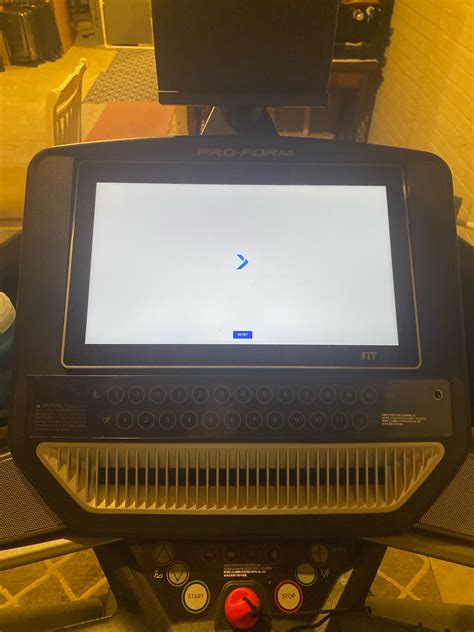 Treadmill Stuck On “retry” Screen Rifit