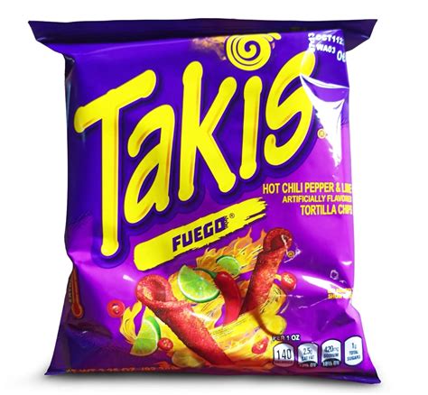 Takis Fuego Rolled Spicy Tortilla Chips Chile Picante Sabor Lima 325