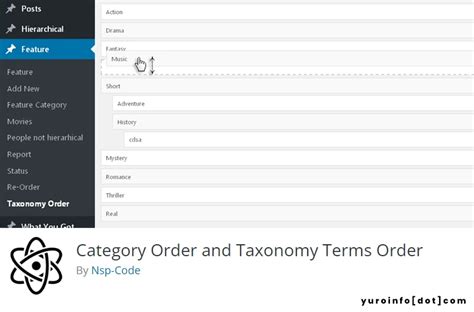 Plugin Category Order And Taxonomy Terms Order Sharing Teknologi