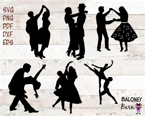 Clipart Couple Dancing Silhouette Clip