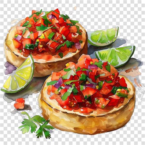 Sopes Mexican Illustration Premium Ai Generated Psd