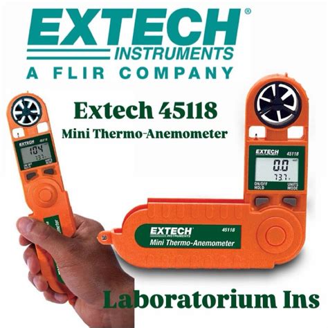 Jual Extech 45118 Mini Thermo Anemometer Shopee Indonesia