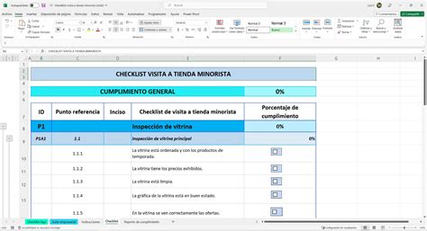 Plantillas Archivos Checklist Abacus