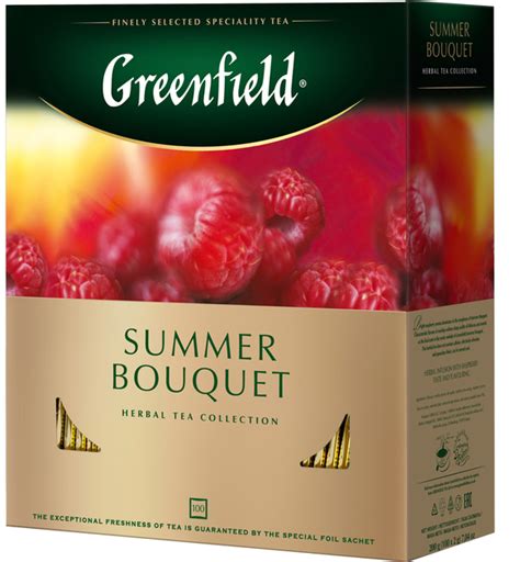Чай пакетированный Greenfield Summer Bouquet 100 шт x 2 г ...