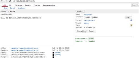 gitlab gerrit jenkins完整对接 jenkis给gerrit自动 2 csdn博客
