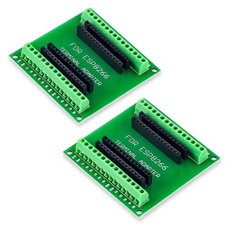 2pcs Esp8266 Breakout Board Gpio 1 Into 2 For Esp8266 Esp 12e Nodemcu