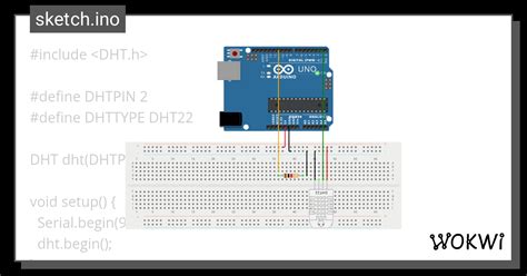 Temperaturehumiditysensor Wokwi Esp32 Stm32 Arduino Simulator