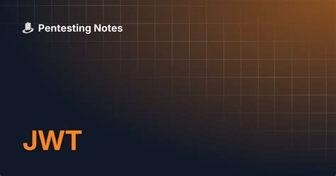 Jwt Pentesting Notes