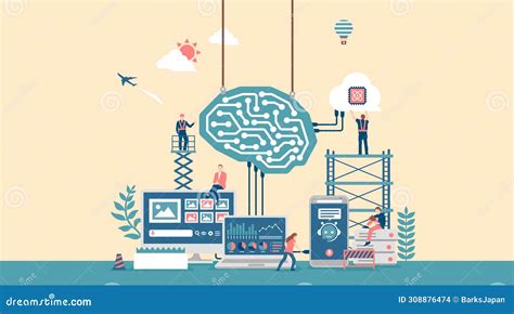 Generative Ai Artificial Intelligence Illustration Stock Illustration Illustration Of
