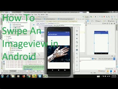 How To Swipe Image View In Android Programmatically In Android Studio YouTube