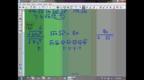 Simplifying Square Roots And Rationalizing The Denominator YouTube