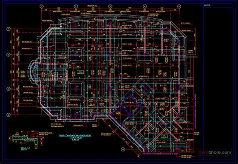 82 Detail Of Raft Foundation Free Dwg