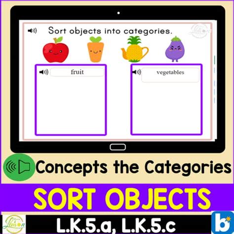 Sorting Objects Into Categories Boom™ Cards Category Sort Tpt