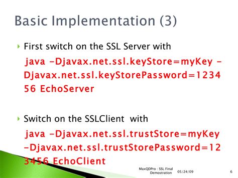 Ssltls Implementation Using Jsse Ppt