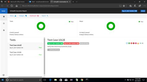 extent reports all logs of previous tests appears at the last tests