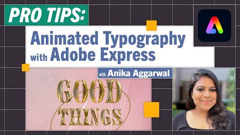 pro tips typographic posters with anika aggarwal youtube