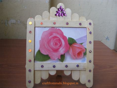 How To Make Frame With Icecream Sticks At Aiden Ligar Blog