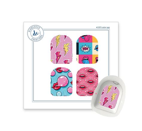 Omnipod Pod Stickers Omnipod Decals Diabetes Device Skins Type 1 Diabetes Accessories Diabetes