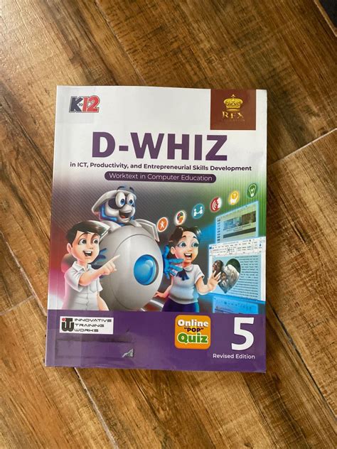D Whiz In ICT Productivity And Entrepreneurial Skills Development Grade 5 2nd Hand Used