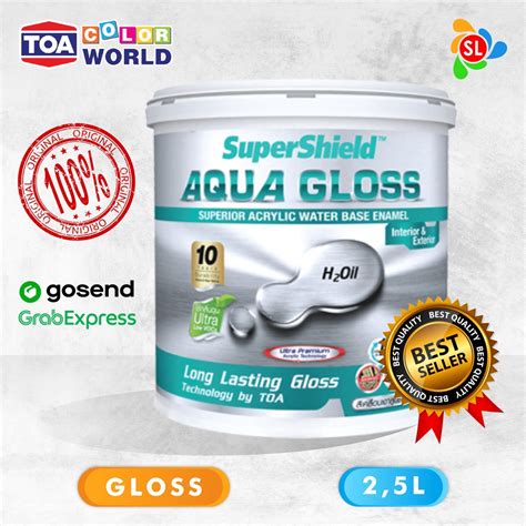 Jual Cat Tembok Exterior Toa Aqua Gloss L Gloss Shopee Indonesia