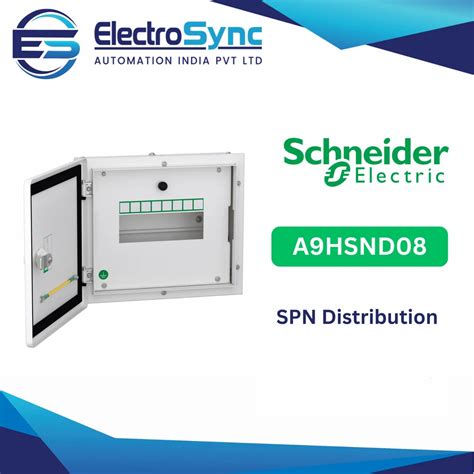 Schneider A9hsnd08 Acti 9 Spn Db Double Door Metal Ip43 8 Ways