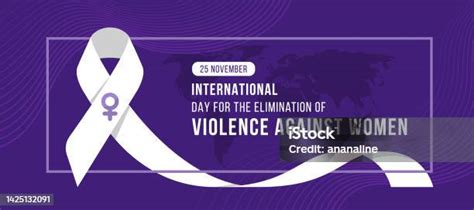여성에 대한 폭력 근절을위한 국제 기념일 보라색 세계지도 질감과 추상적 인 선 곡선 배경 벡터 디자인에 프레임과 텍스트 주위에 여성 기호가있는 흰색 리본 기호 0명에 대한