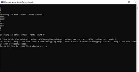 C Querydosdevicew Always Returns 0 When It Called In Thread Stack Overflow
