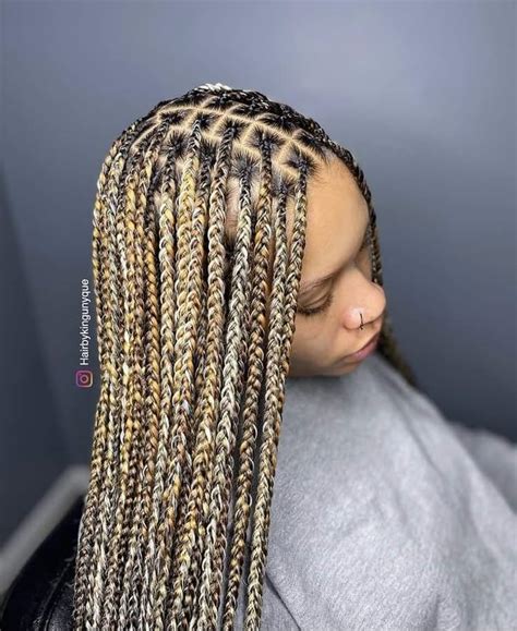 How To Mixed Colour Braids And 25 Cute Mixed Colour Braids Hairstyles Box Braids Hairstyles For