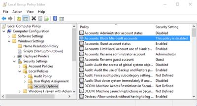 How To Block And Allow Microsoft Account Sign Ins On Windows The Tech Edvocate