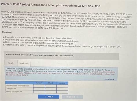 solved problem 12 18a algo allocation to accomplish