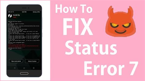How To FIX Status Error In TWRP Recovery Without PC