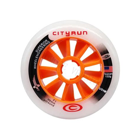 Cityrun 인라인 스케이트용 스피드 스케이팅 휠 6 또는 8 개 F1 110 100 90mm 레이싱 트랙 로드 마라톤 고무 스케이트 롤러 Aliexpress