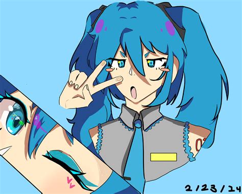Silly Miku Drawing I Did A Bit Ago Rvocaloid