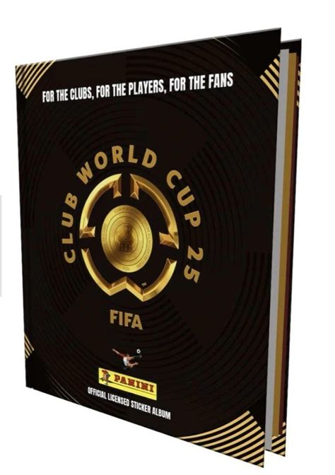 2025 Panini Fifa Club World Cup Hard Cover Album Rare Usa Ebay
