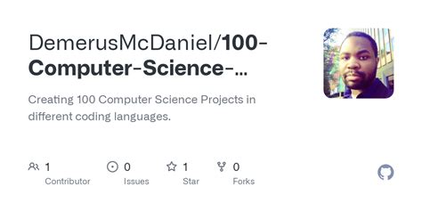 Github Demerusmcdaniel Computer Science Projects Creating Computer Science Projects