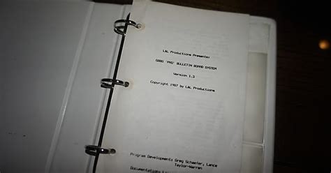 Gbbs Pro V13 Bulletin Board System Bbs Sysop Manual Album On Imgur