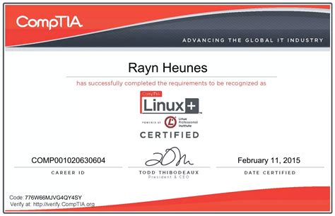 Comp Tia Linux Powered By Lpi Certificate Ppt