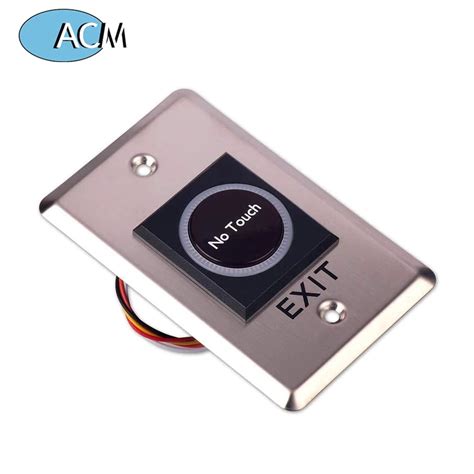 Touchless Switch IR Sensor Push Buttons No Touch Infrared Door Exit Release Button