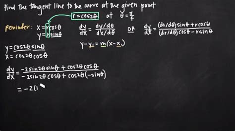 Tangent Line To The Polar Curve Video And Resources Clickview