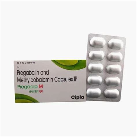 Pregacip M Capsule At ₹ 163 Stripe Pregabalin Capsules And Tablets In
