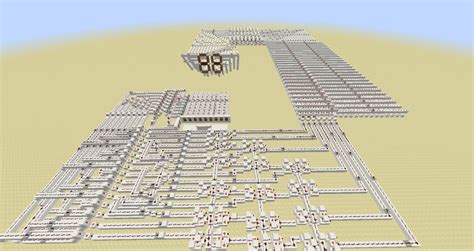 Redstone Calculator Multiplication Minecraft Map