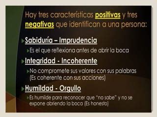 El Valor De La Prudencia Ppt