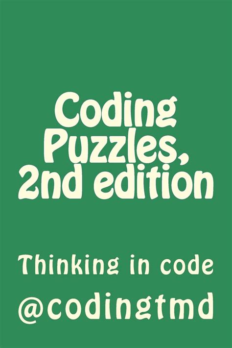 Coding Puzzles Nd Edition Thinking In Code Codingtmd Amazon Books