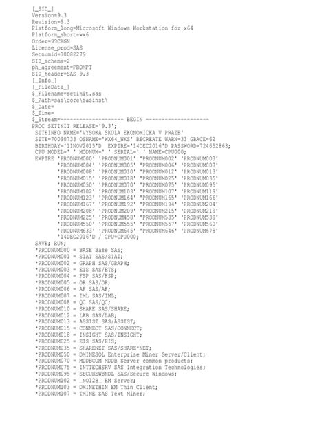 Sid File Pdf Sas Software My Sql