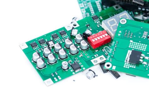Premium Photo Heap Of Pcbs Isolated On White