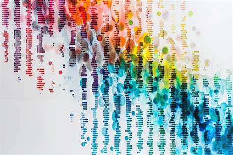 Premium Photo Genome Sequence Analysis Unveiled On White Background