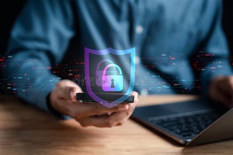 Cybersecurity And Privacy Concepts To Protect Data Businessman With